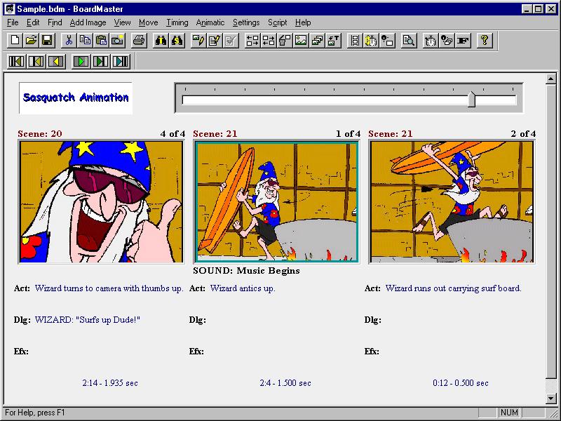 Writers Software SuperCenter: BoardMaster: sample1