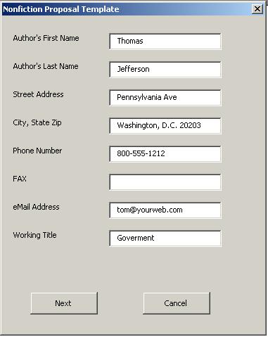 Writers Software SuperCenter: Wizards for Word: Proposal Writer